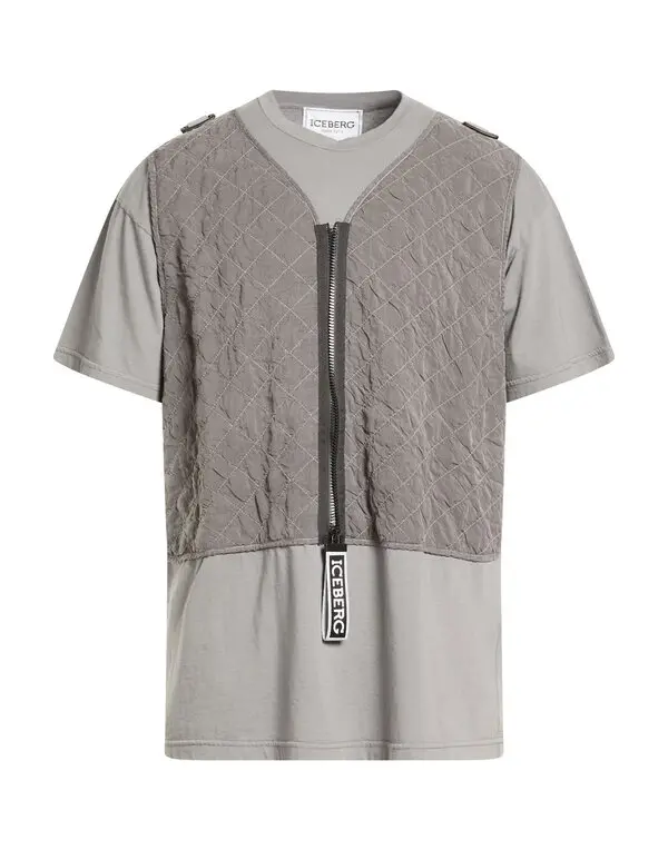 Iceberg T-shirt Camel Size Cotton, Cupro - Grey