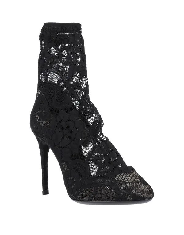Dolce & Gabbana Ankle Boots Size Polyamide, Elastane, Viscose