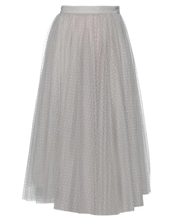 Elisabetta Franchi Midi Flared Tulle Skirt