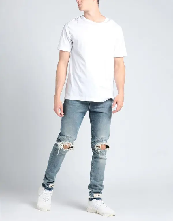VAL KRISTOPHER Slim Fit Jeans With Appliqués