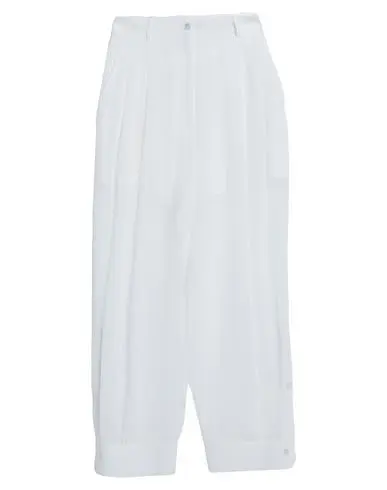 Emilio Pucci Tapered Silk Pants - White