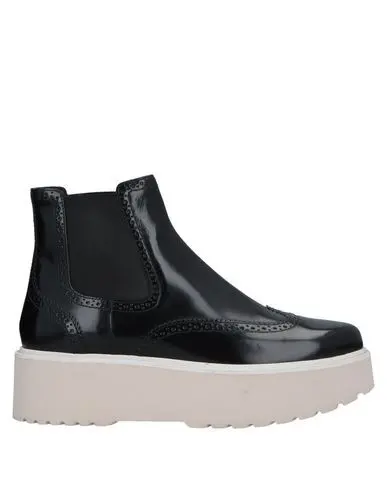 Hogan Leather Ankle Boots