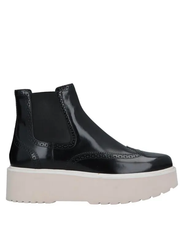 Hogan Leather Ankle Boots
