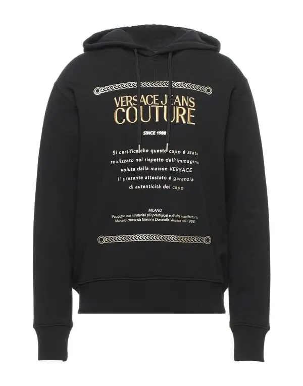 Versace Cotton Fleece Sweatshirt With Logo