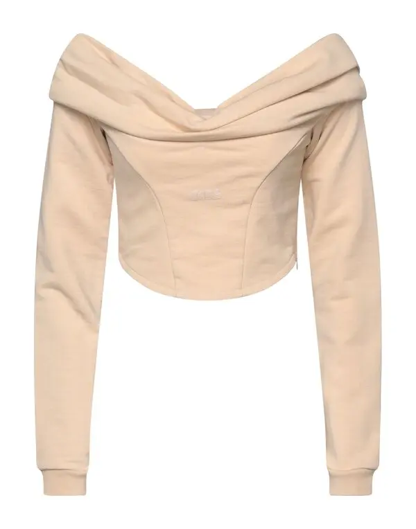 Gcds Cotton Sweatshirt - Beige