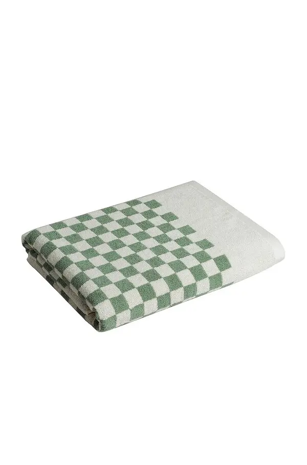 BAINA Roman Pool Towel In Green - Sage & Chalk