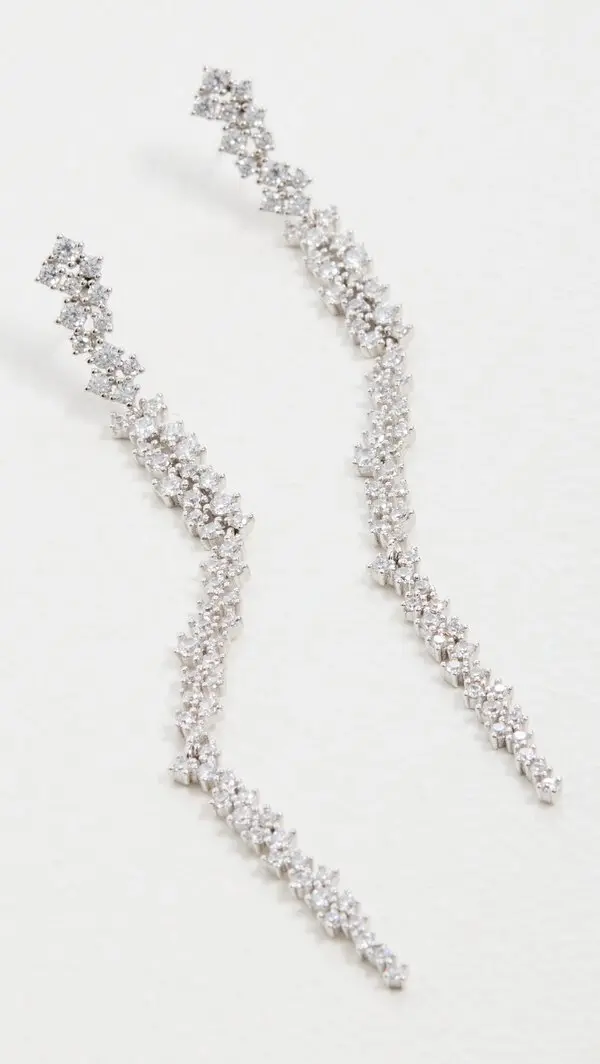 Shashi Kalista Pave Earrings