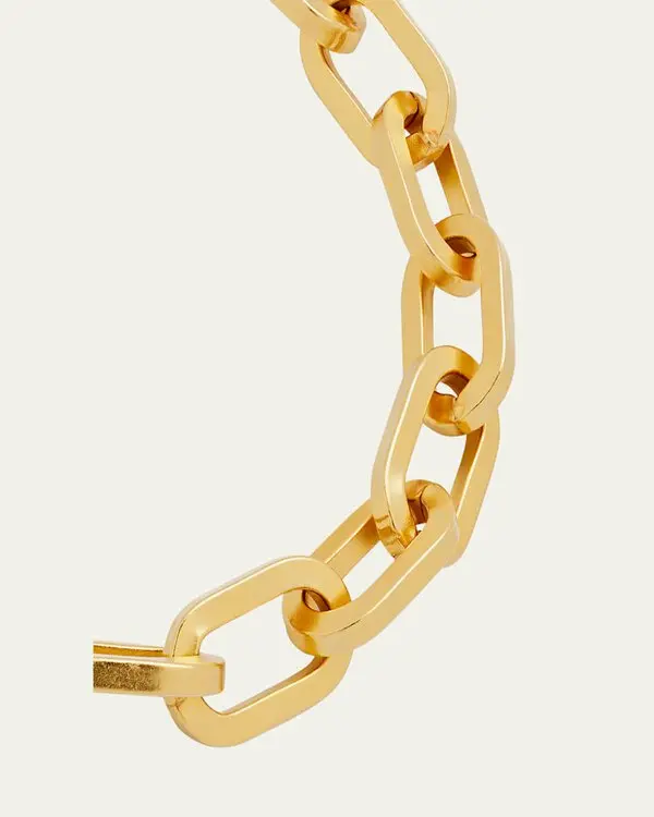 BEN-AMUN 24k Electroplate Oval Link Chain Bracelet