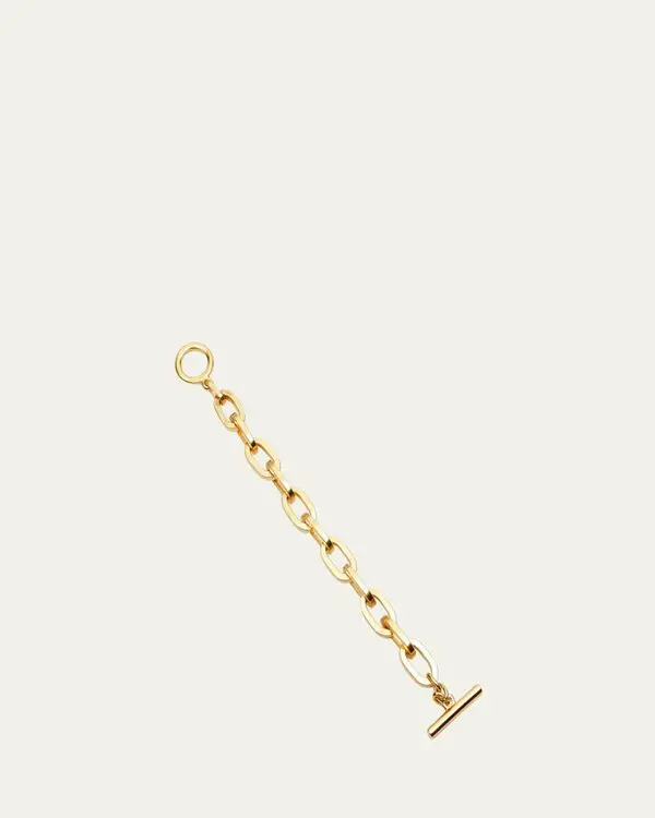 BEN-AMUN 24k Electroplate Oval Link Chain Bracelet