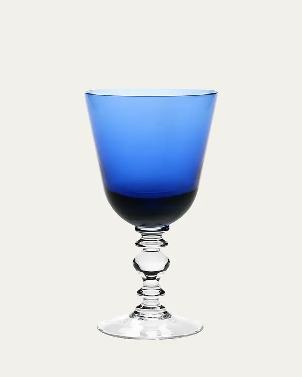 WILLIAM YEOWARD CRYSTAL Fanny Goblet, Blue - Clear