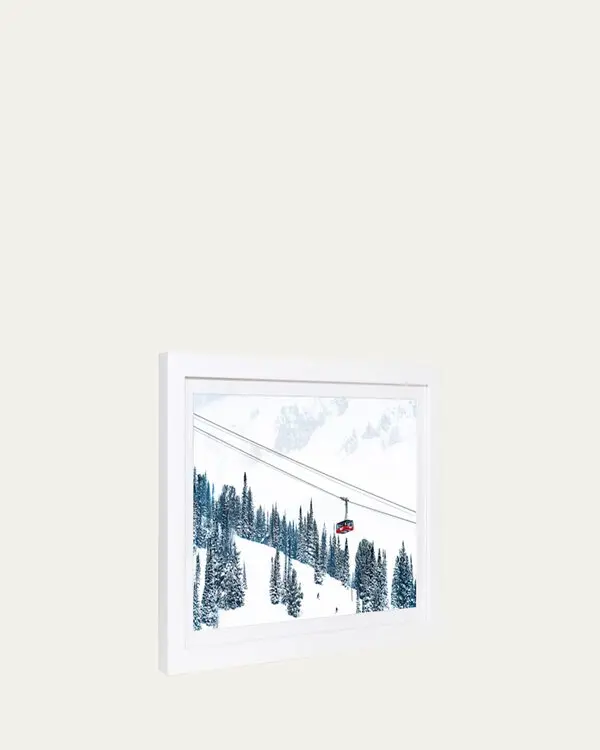 Gray Malin The Aerial Tram, Jackson Hole" Mini Print