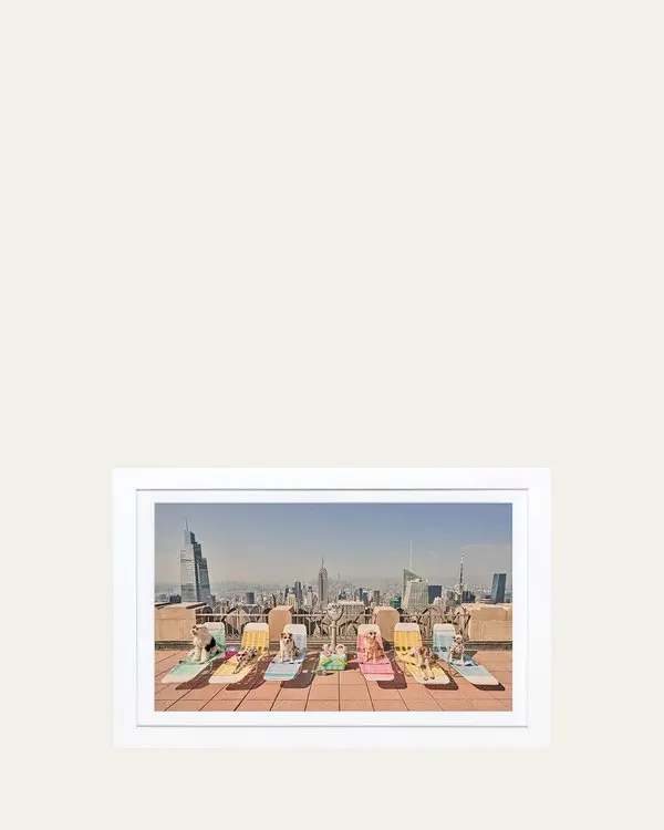 Gray Malin Sunbathers, Top Of The Rock" Mini Print - Multi