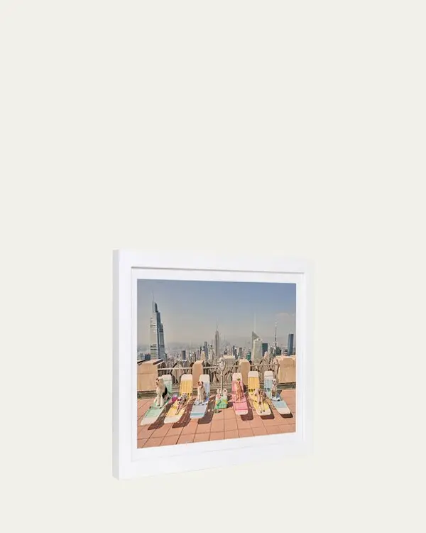 Gray Malin Sunbathers, Top Of The Rock" Mini Print