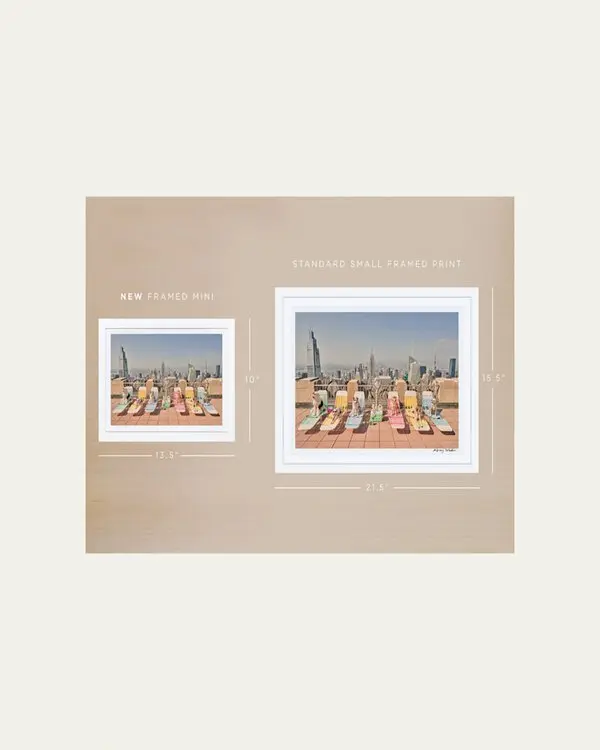 Gray Malin Sunbathers, Top Of The Rock" Mini Print