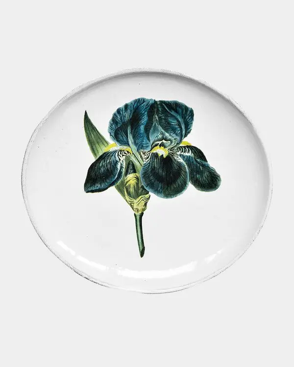 ASTIER DE VILLATTE X John Derian Blue Flower Dinner Plate - Multi