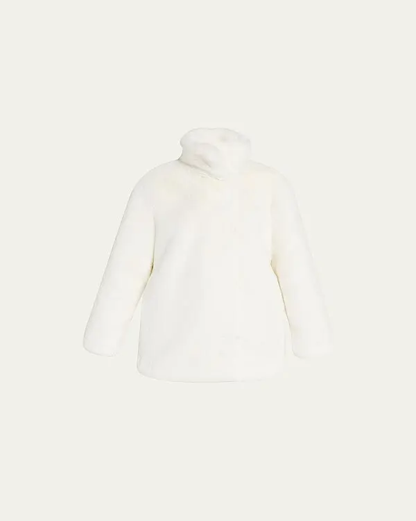 Akris Faux-fur Short Jacket