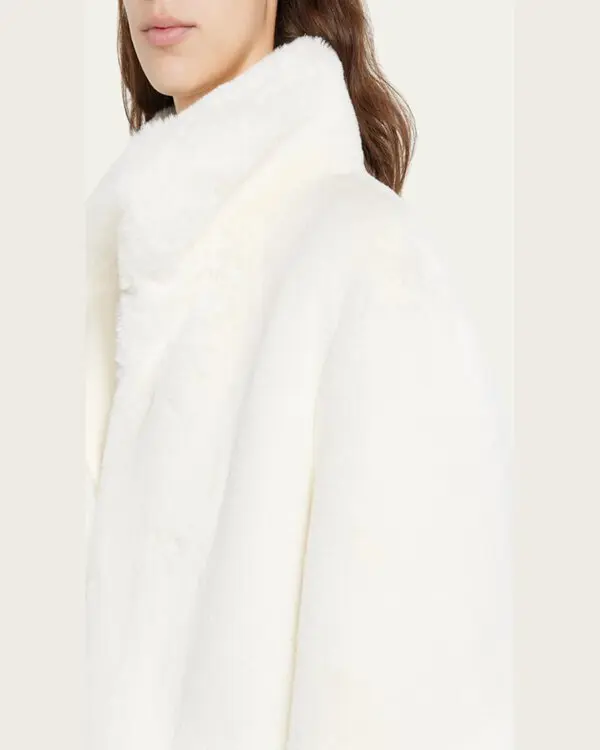 Akris Faux-fur Short Jacket