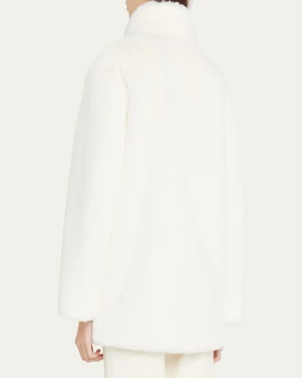 Akris Faux-fur Short Jacket
