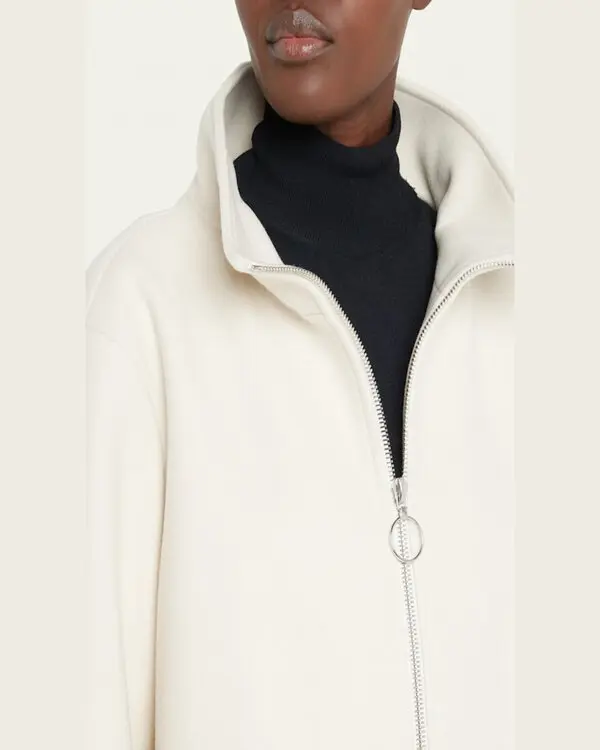 Akris Felted Wool Car Coat