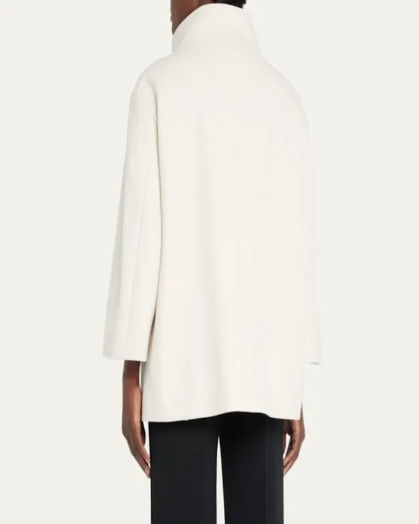 Akris Felted Wool Car Coat
