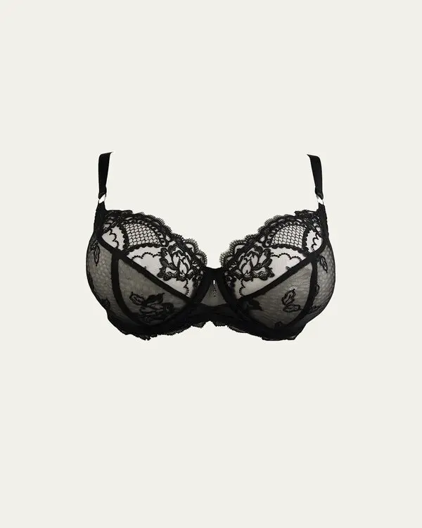 Lise Charmel Sublime En Dentelle Lace Bra - Black