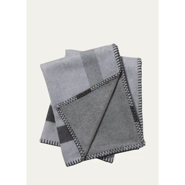 Sofia Cashmere Double-face Cashmere Throw Blanket, 56" X 72