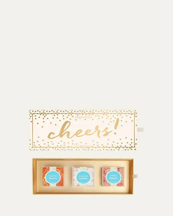 SUGARFINA Cheers 3-piece Candy Bento Box
