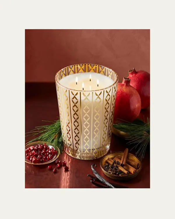 NEST NEW YORK Holiday Luxury 4-wick Candle, 44 Oz