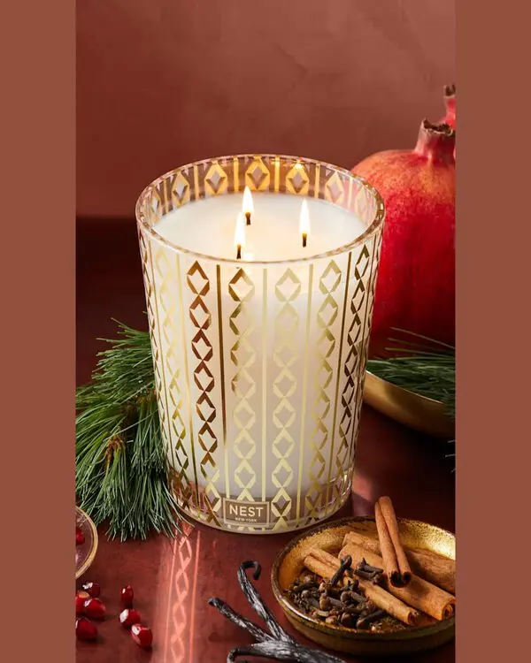 NEST NEW YORK Holiday 3-wick Candle, 21 Oz