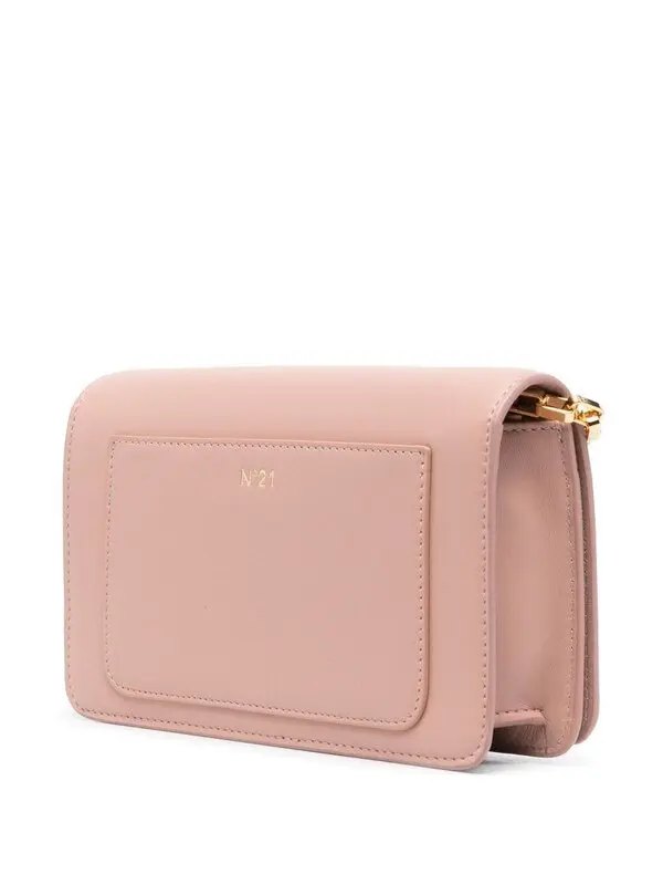 N°21 Logo Plaque Crossbody Bag - Neutrals