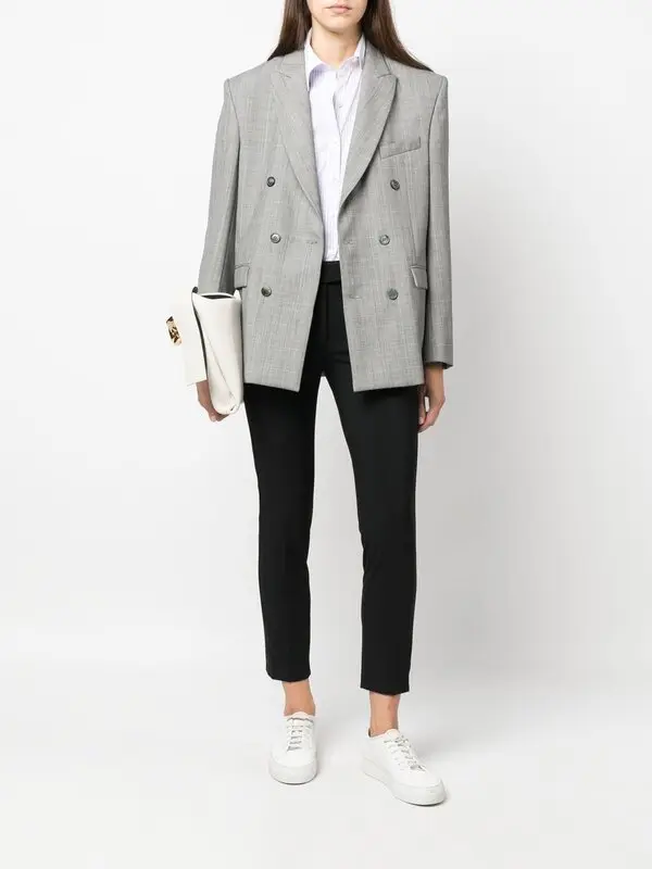 DONDUP Contrast Four-pocket Slim Trousers
