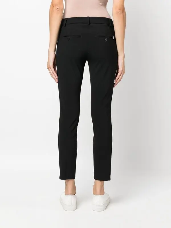 DONDUP Contrast Four-pocket Slim Trousers
