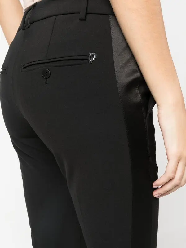 DONDUP Contrast Four-pocket Slim Trousers