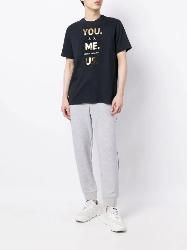 Armani Exchange Logo-print Track Pants - Grey