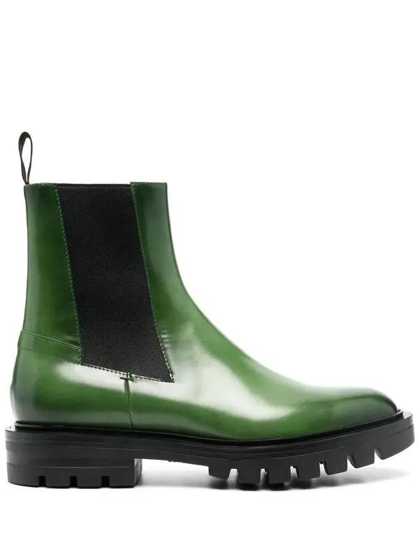 Santoni Elasticated Side-panel Boots