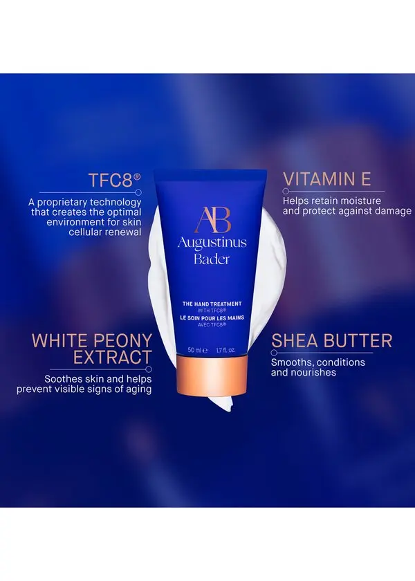 Augustinus Bader The Hand Treatment, Hands, Floral, White Peony Extract, Bisabolol, And Vitamin E - Na