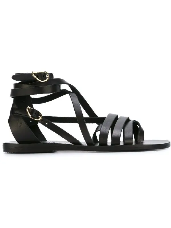 ANCIENT GREEK SANDALS Satira Sandals - Black