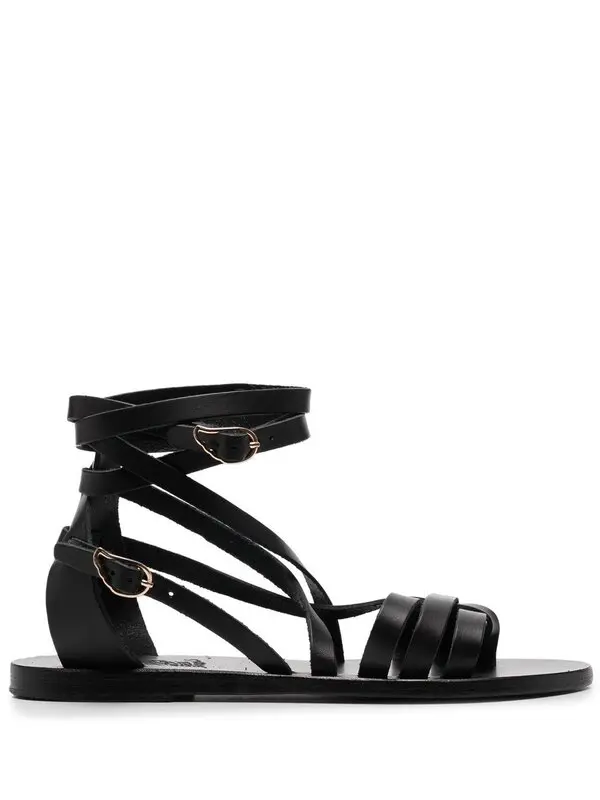 ANCIENT GREEK SANDALS Satira Sandals - Black