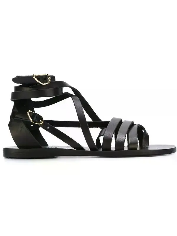 ANCIENT GREEK SANDALS Satira Sandals - Black