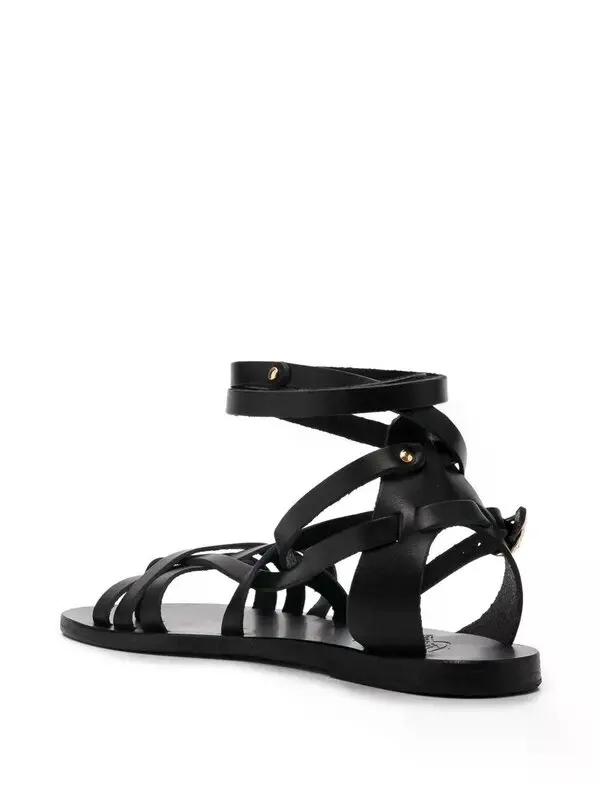 ANCIENT GREEK SANDALS Satira Sandals - Black