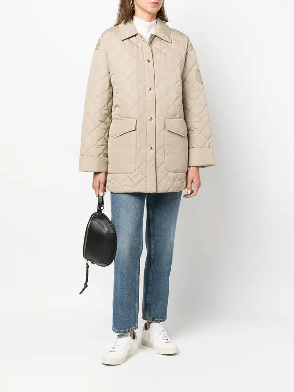 Tommy Hilfiger Button-up Quilted Coat