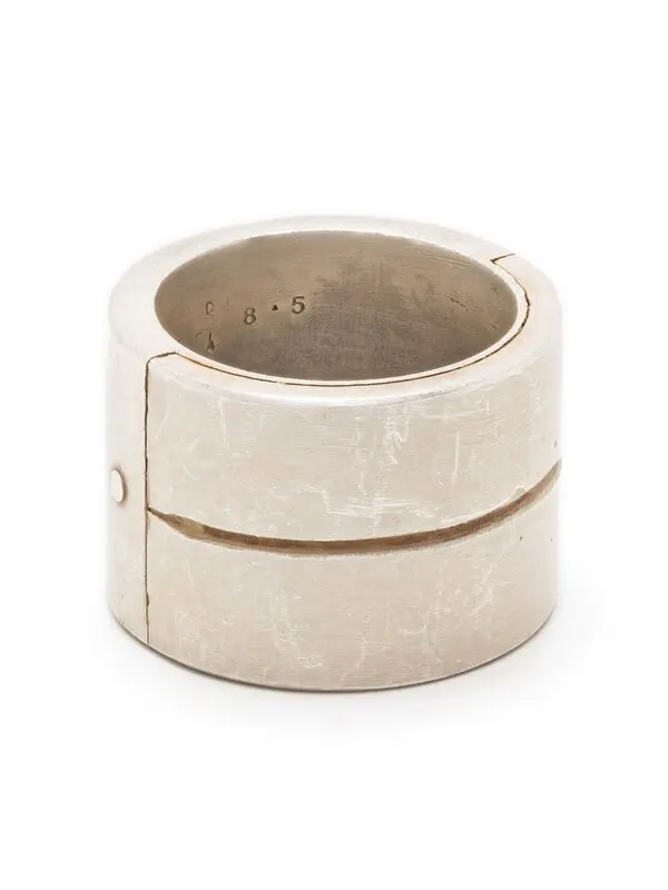 PARTS OF FOUR Sistema Sterling Ring - Silver