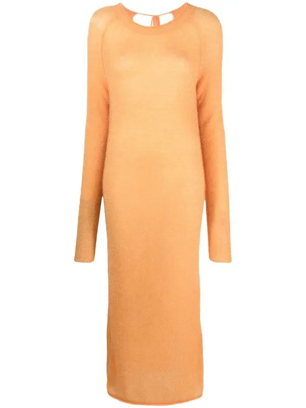Acne Studios Cut-out Detail Knitted Dress