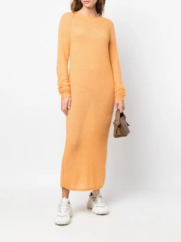 Acne Studios Cut-out Detail Knitted Dress