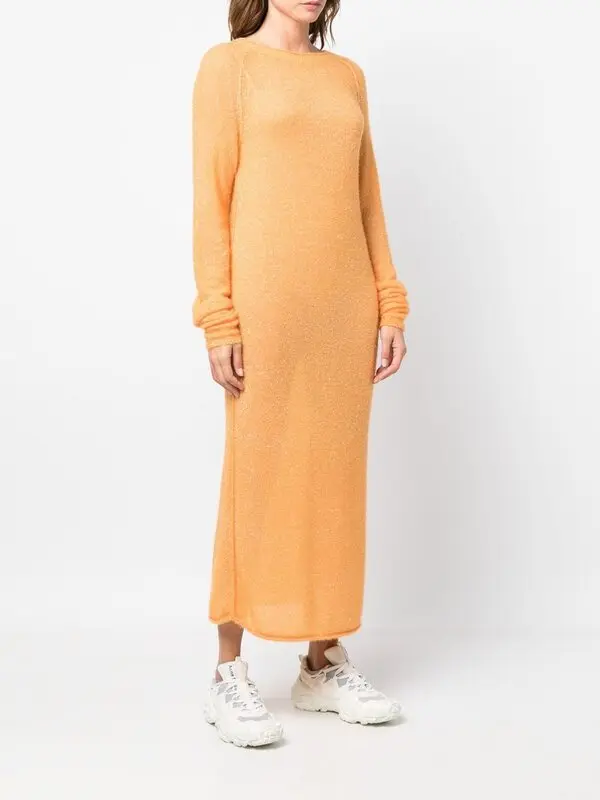 Acne Studios Cut-out Detail Knitted Dress