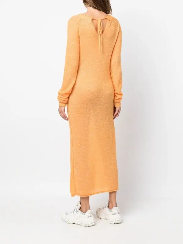 Acne Studios Cut-out Detail Knitted Dress