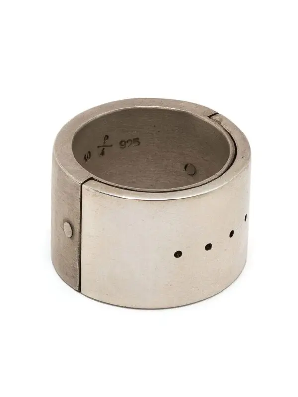PARTS OF FOUR Sistema 4-hole Ring - Silver