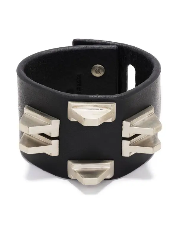 PARTS OF FOUR Restraint Charm Bracelet - Black