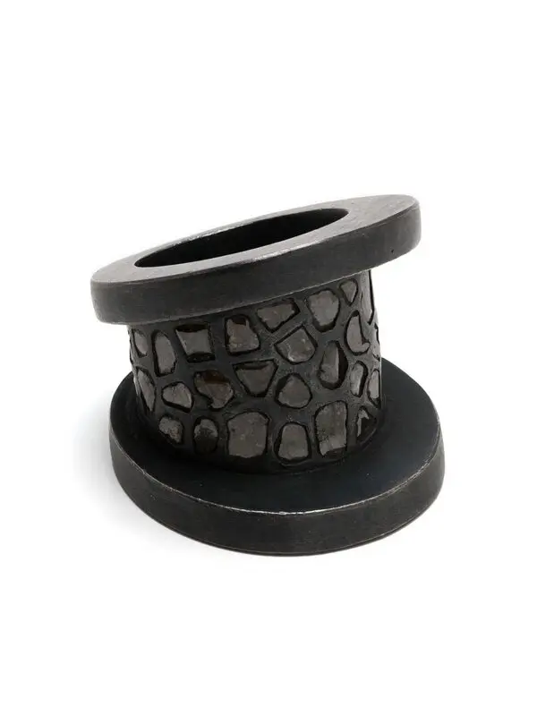 PARTS OF FOUR Chasm V2 Hyper-wide Ring - Black