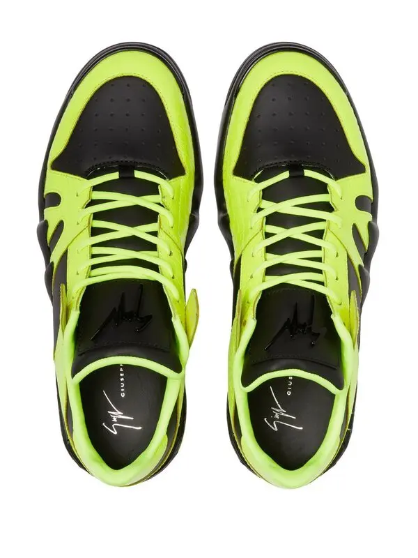 GIUSEPPE ZANOTTI Talon Color-block Sneakers - Black